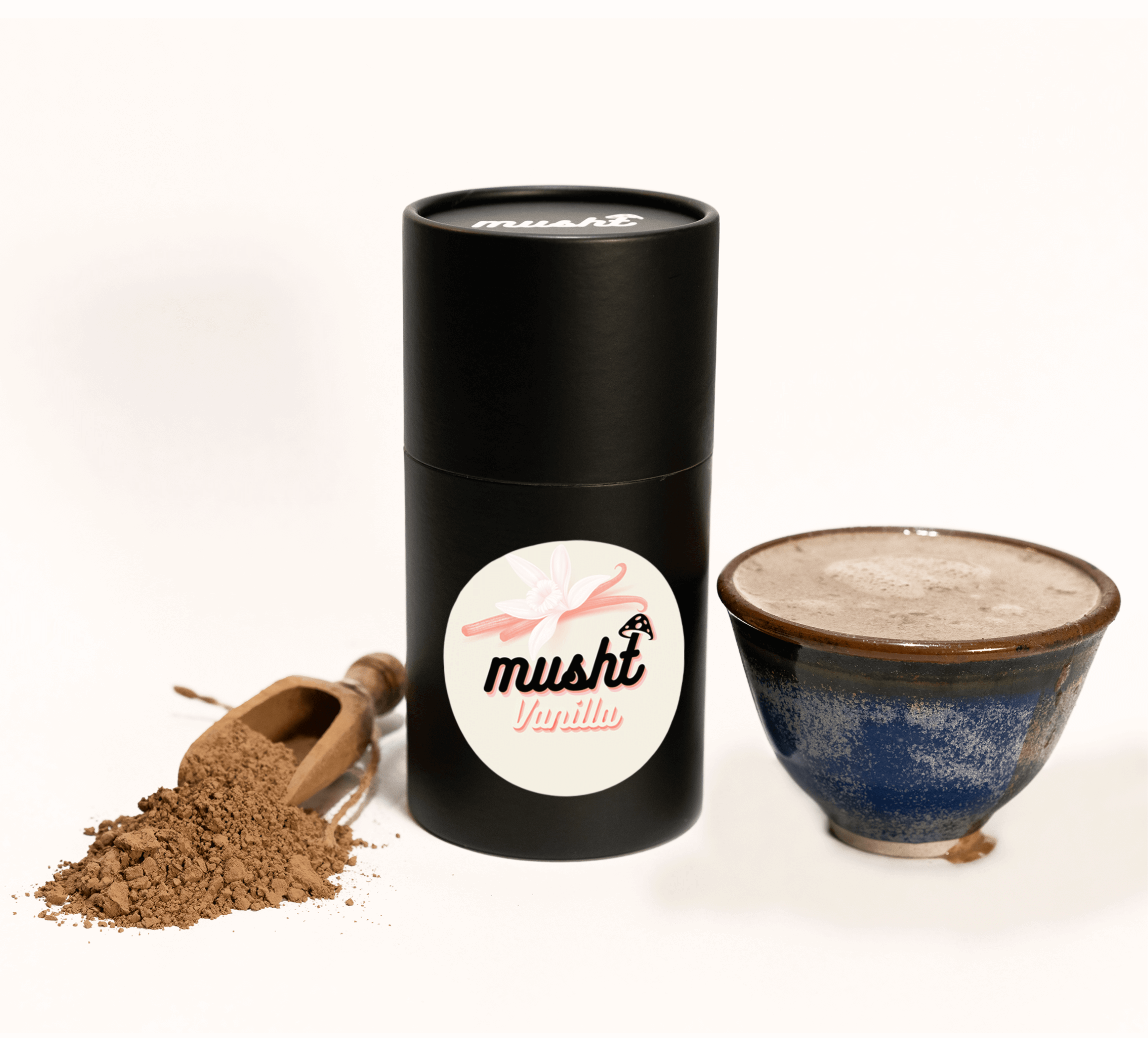 Musht - Vanilla Mushroom Latte' Coffee Booster & Alternative